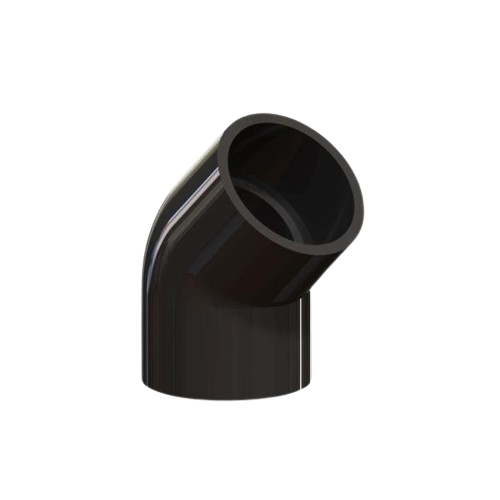 PVC FITTING BEND 63mmX45D UPVC GREY H/DUTY - Pool Dudez